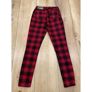 Hot Topic | Pants & Jumpsuits | Hot Topic Highrise Super Skinny Plaid ...